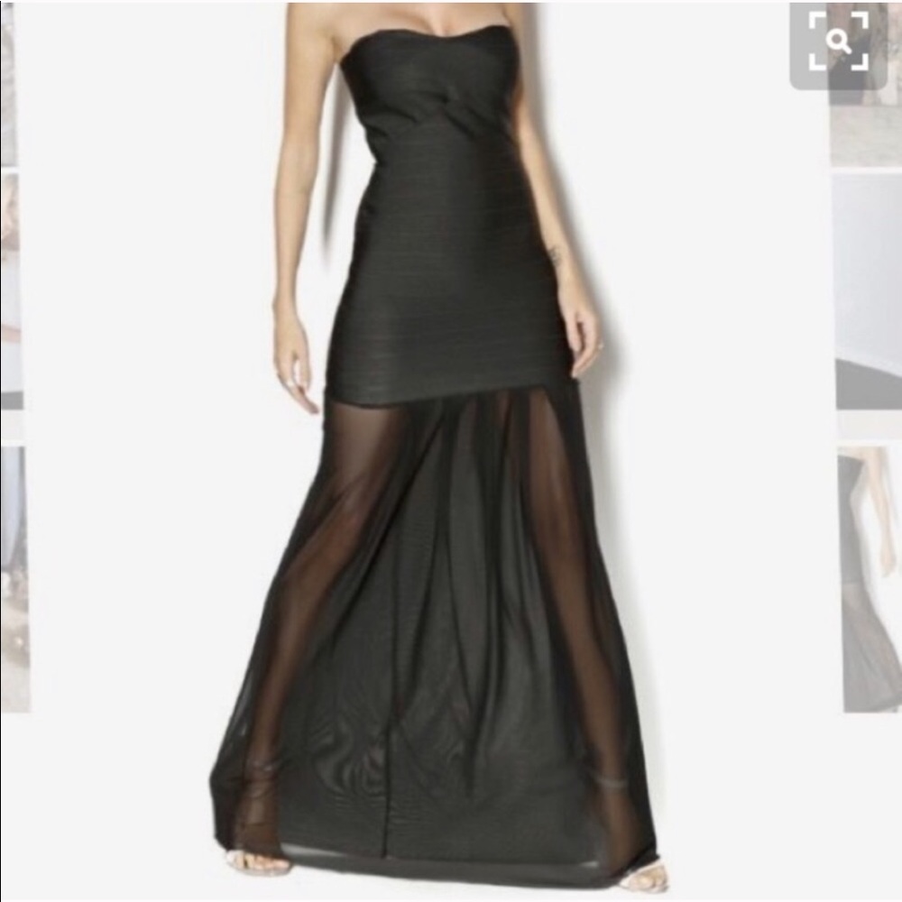 Stunning Bandage And Mesh Mermaid Gown - Gem